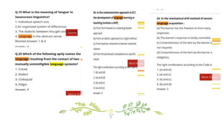 Language basic concepts, theories and pedagogy | PPTX