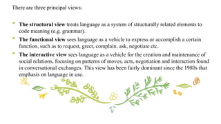 Language basic concepts, theories and pedagogy. English in use.pptx