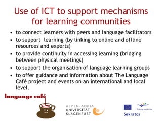 Structuring Self Organised Language Learning Online and Offline | PPT