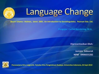 Language change | PPTX