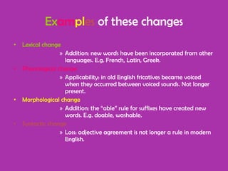Language change | PPT