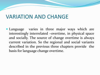 Language change | PPT