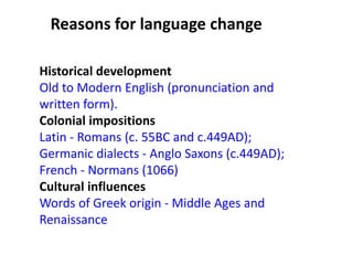 Language change | PPT