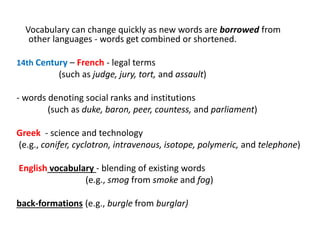 Language change ) | PPTX