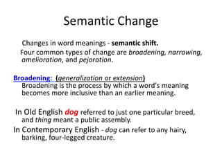 Language change ) | PPTX