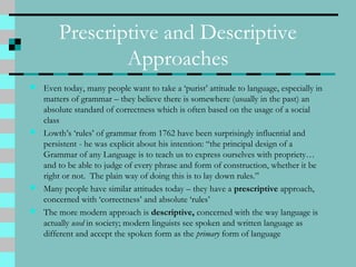 Language Change Part 1 | PPT