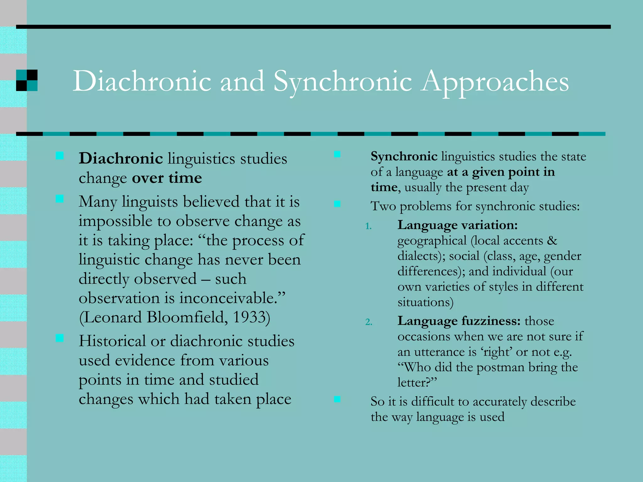 Language Change Part 2: Labov Studies | PPT