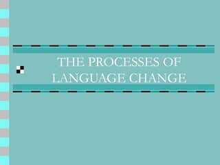 Language Change Part 2: Labov Studies | PPT