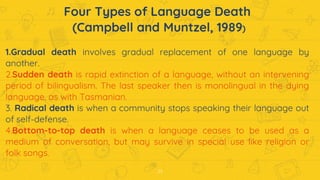 Language Changes, Shift, and Death | PDF