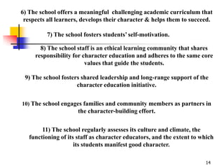 Importance of Language and Character Education | PPT