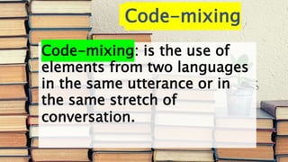 Language choice in multilingual communities.pptx | Programming Languages | Computing