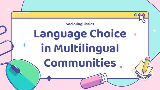 Language Choice in Multilingual Communities | PDF