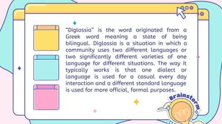 Language Choice in Multilingual Communities | PDF