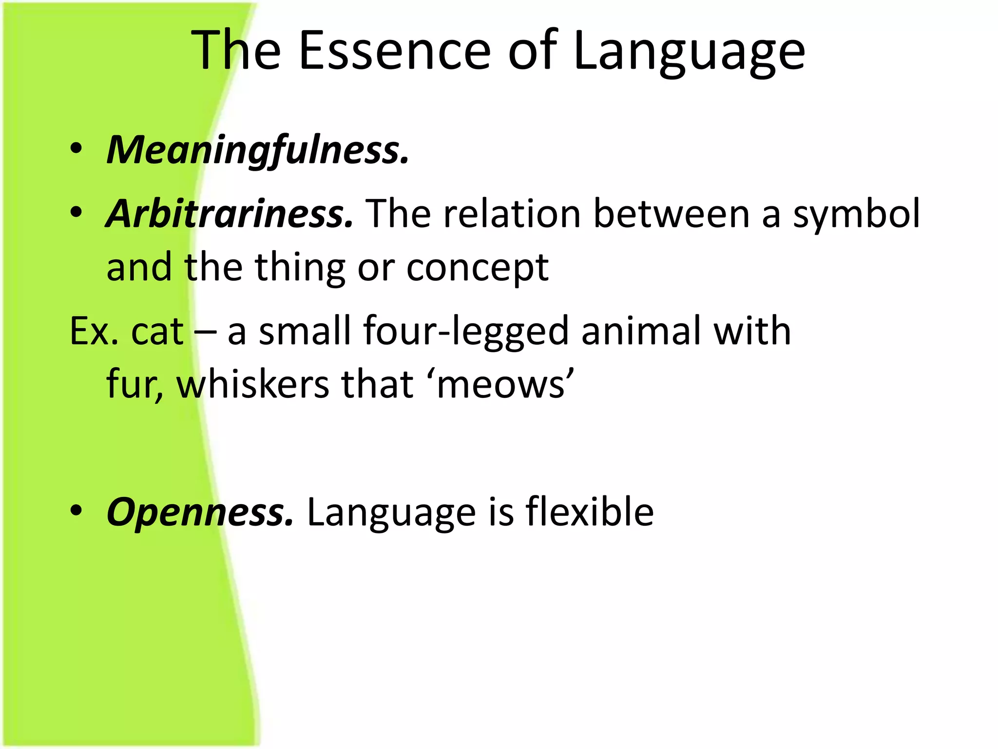 Language & Communication | PPTX