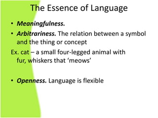Language & Communication | PPTX