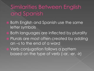 Language Comparison Poster | PPT