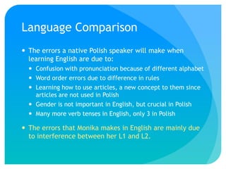 Language Comparison Poster Presentation | PPTX