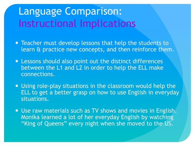Language Comparison Poster Presentation | PPTX