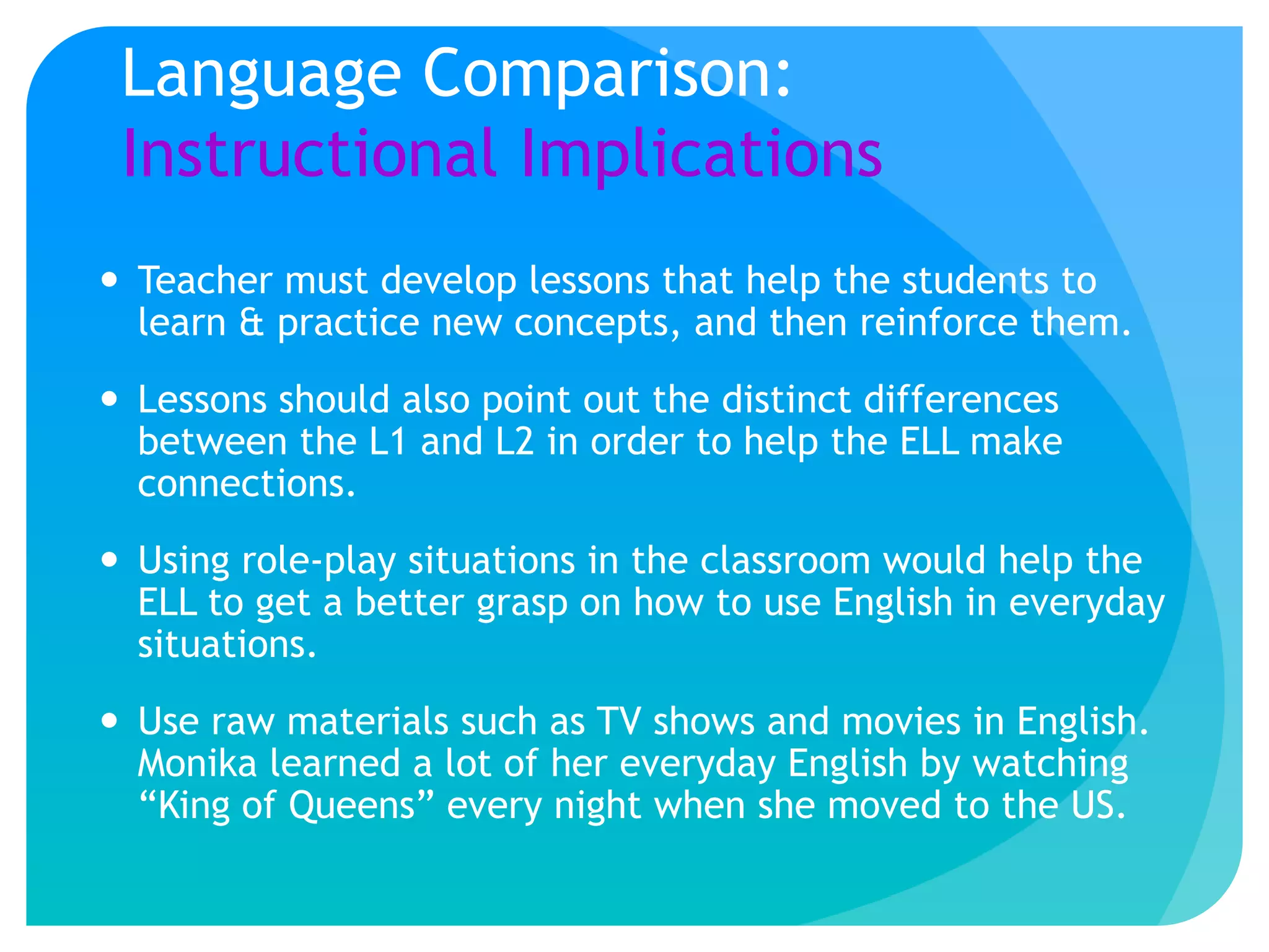 Language Comparison Poster2 | PPTX