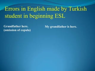 Language comparison turkish english | PPT