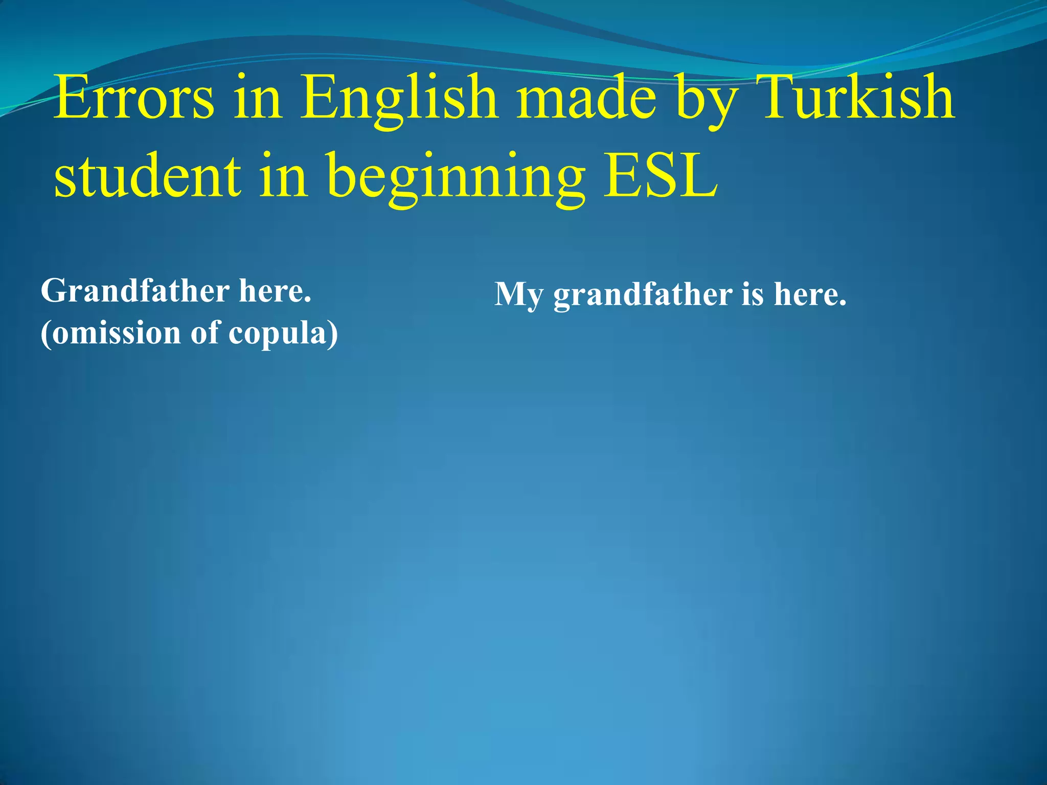 Language comparison turkish english | PPTX