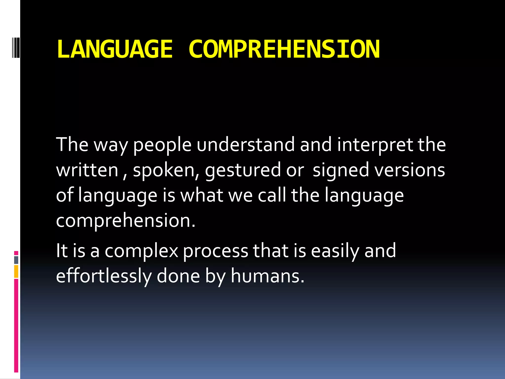 Language comprehension & production converted | PDF