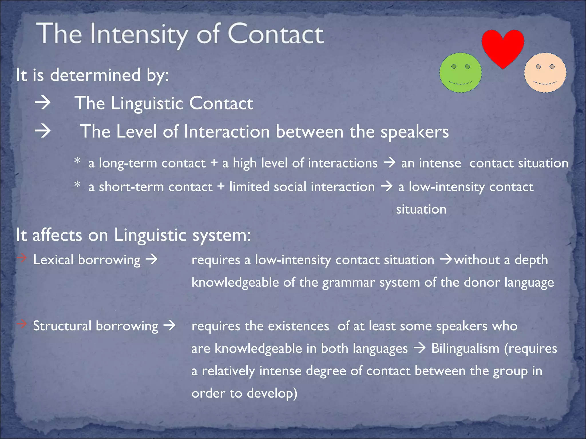 Language contact | PPT
