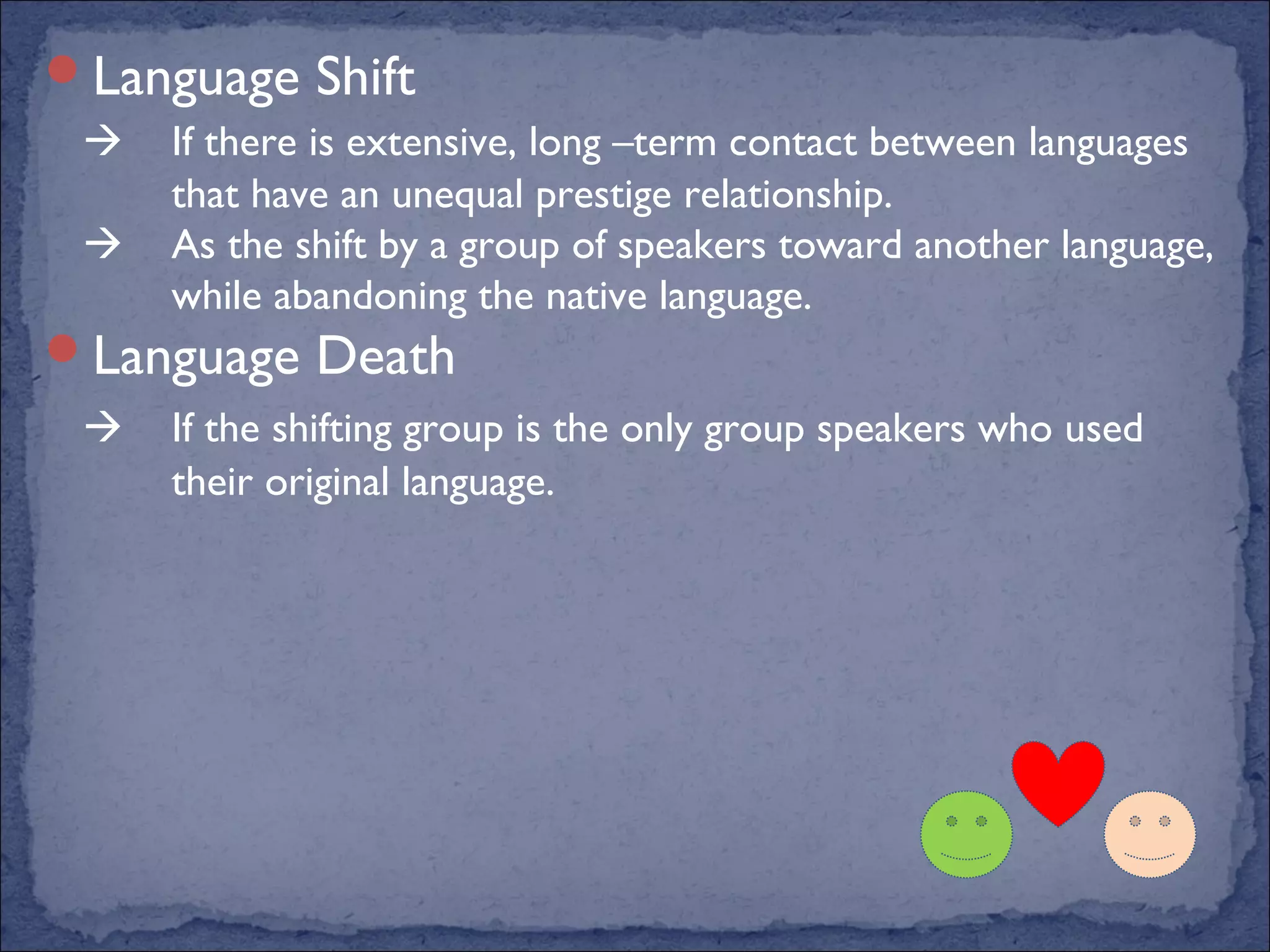 Language contact | PPT