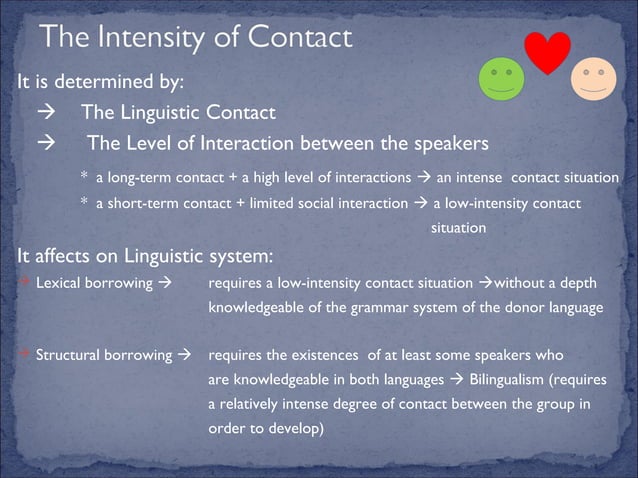 Language contact | PPT