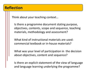 Language course design | PPTX