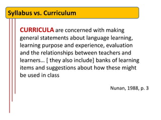 Language course design | PPTX