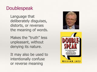 Language and Critical Thinking | PPTX