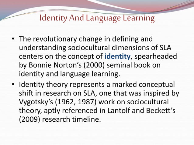 Language, culture, and identity | PPTX