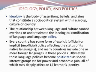Language, culture, and identity | PPTX