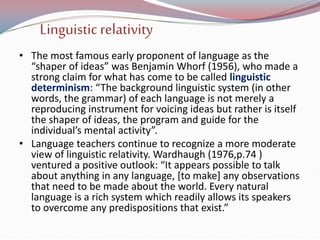 Language, culture, and identity | PPTX