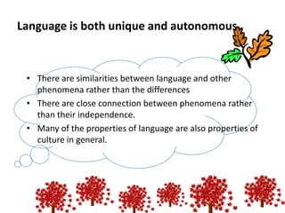 Language, culture and thought | PPTX