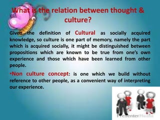 Language, culture and thought | PPTX