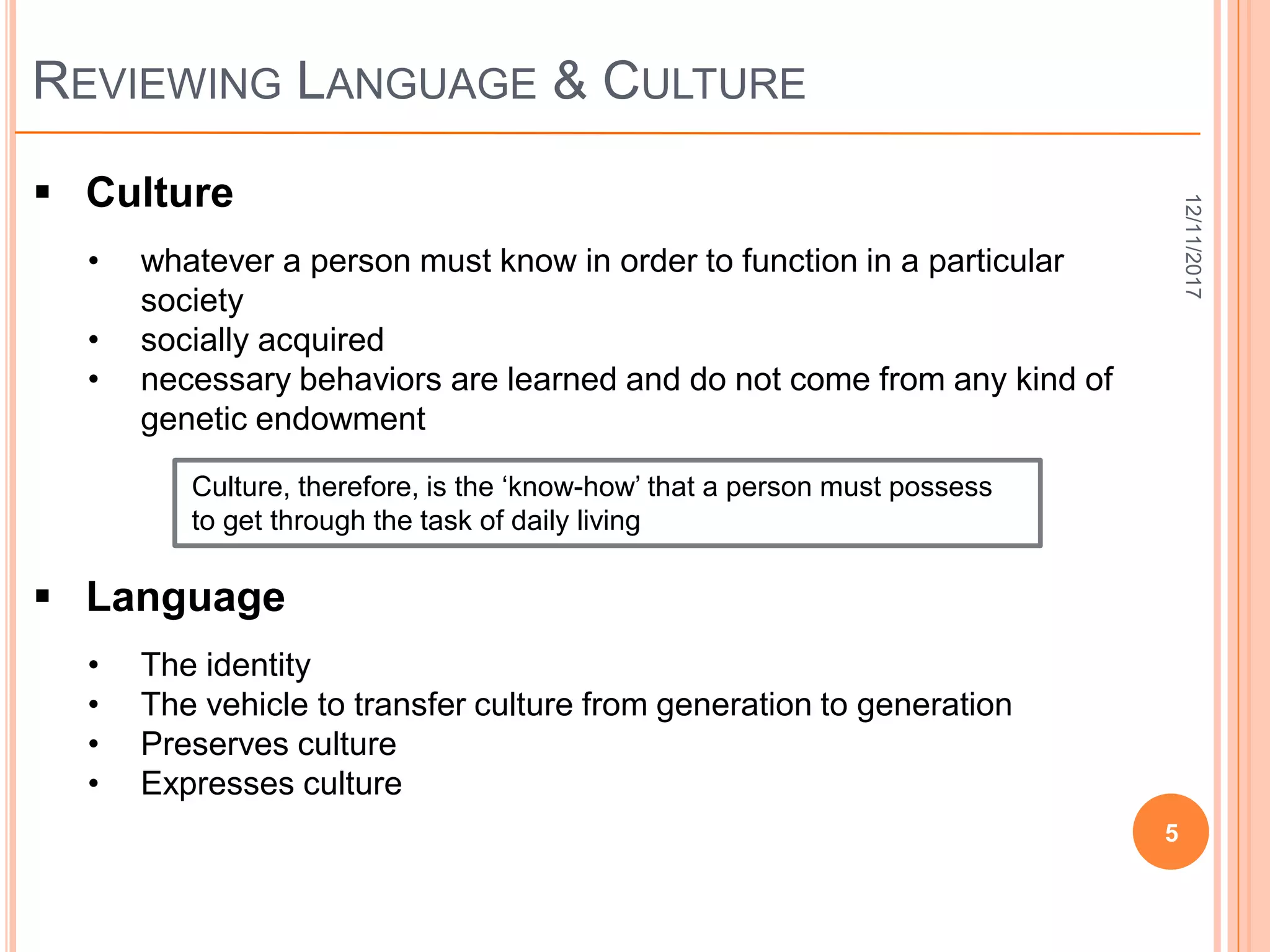 Language, culture and thought | PPTX