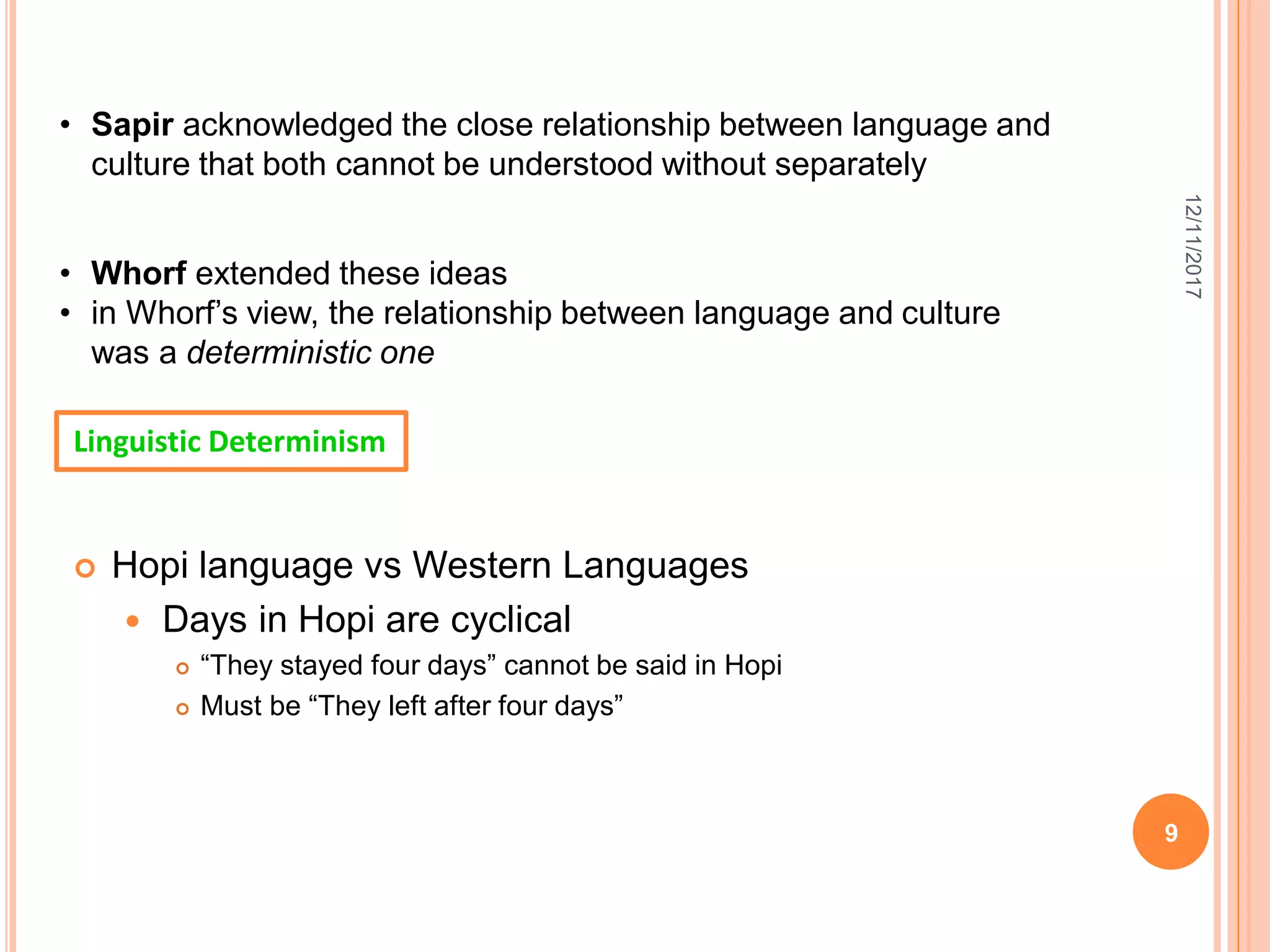 Language, culture and thought | PPTX