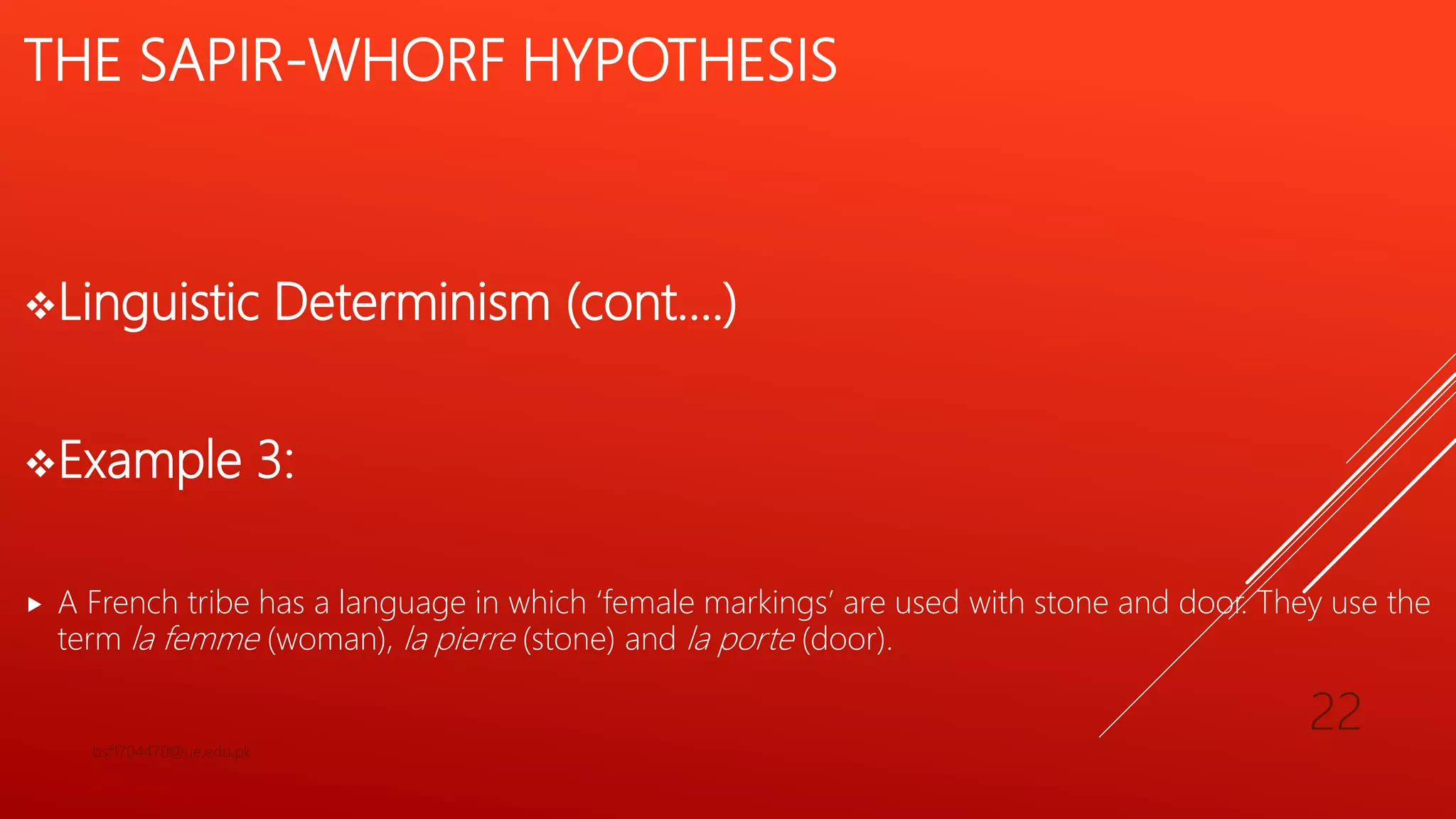 Language, Culture and Thought | PPTX