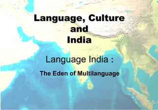 Language culture in_india | PDF