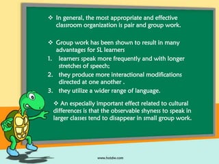 Guidelines for Language Classroom Instruction | PPTX