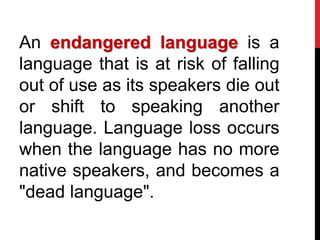 Language: Definition, Nature, and Characteristics | PPTX