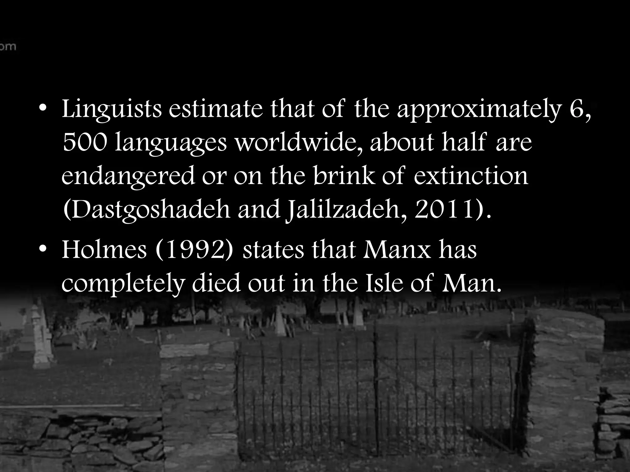 Language death and language loss | PPTX