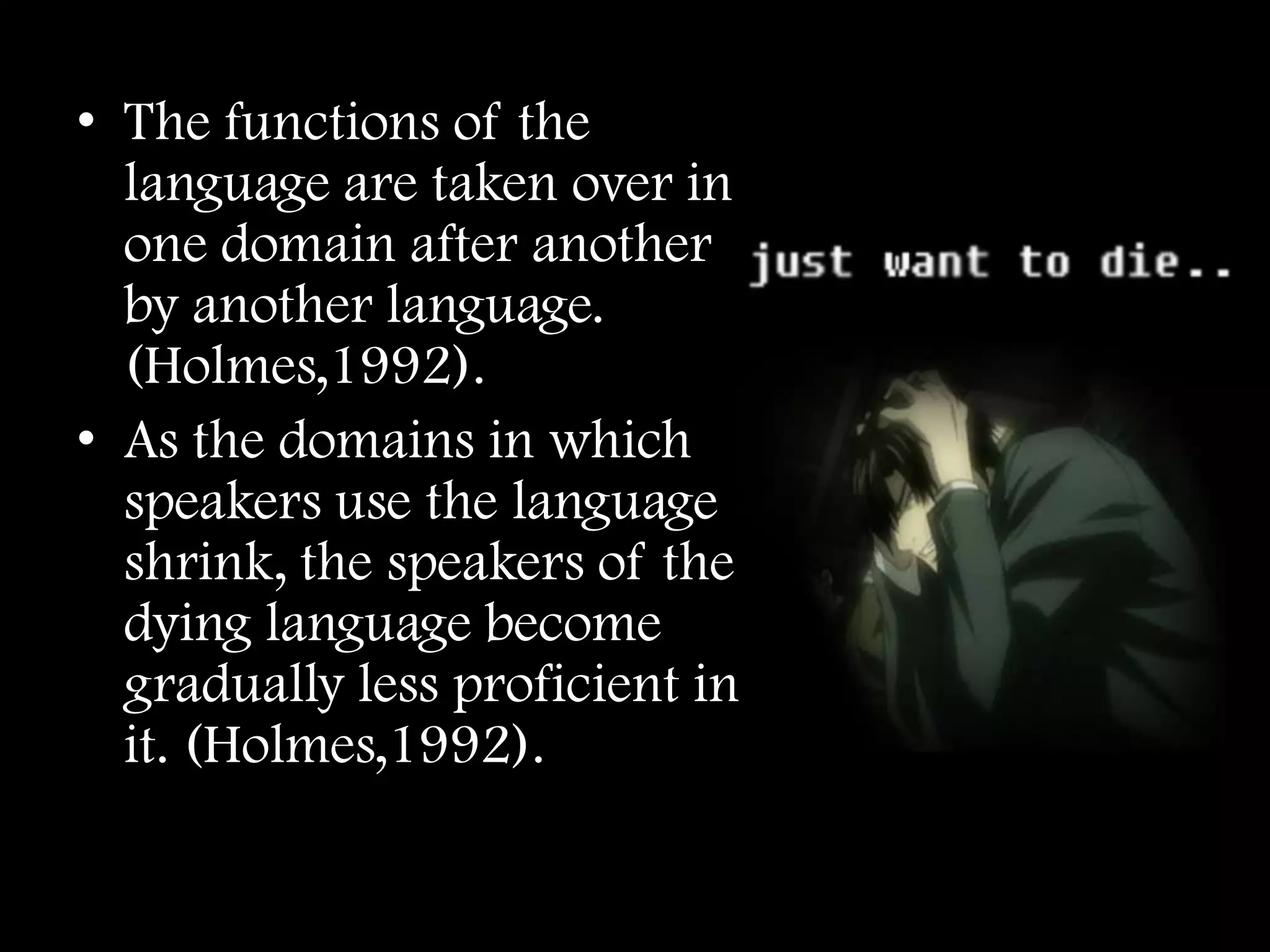 Language death and language loss | PPTX