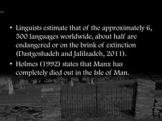 Language death and language loss | PPTX