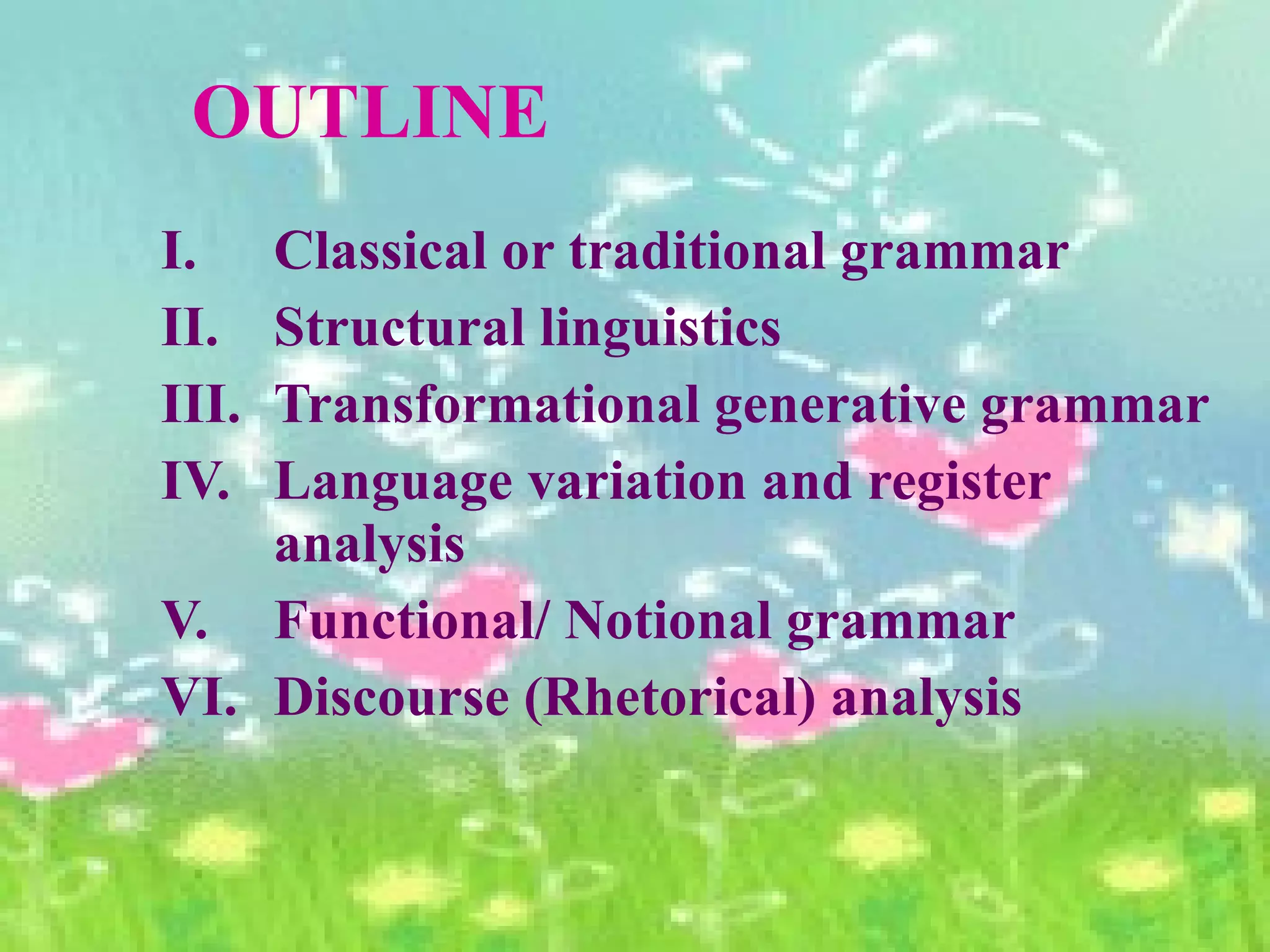 Language descriptions | PPT