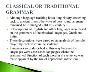 Language descriptions | PPTX | Homework and Study | Education