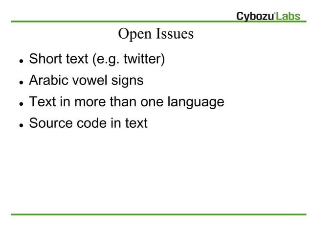 Language Detection Library for Java | PDF