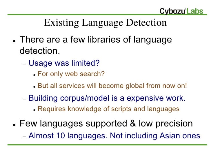 Language Detection Library for Java